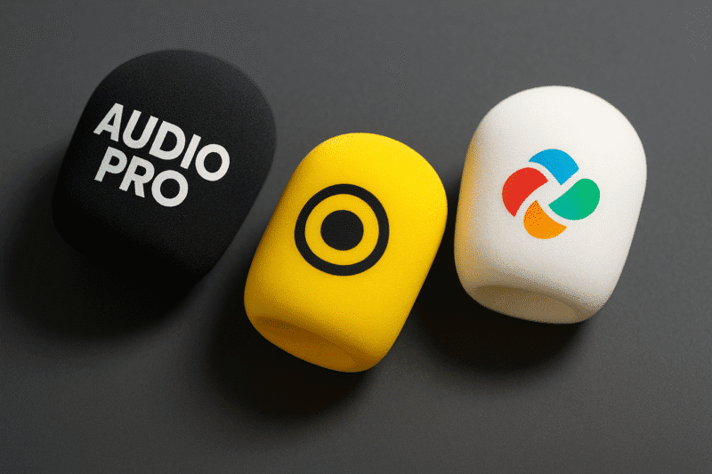 Why Branded Microphone Windscreens Improve Audio & Branding